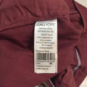 Calliope | Shorts | Calliope Mens 0 Cotton Maroon Shorts | Poshmark